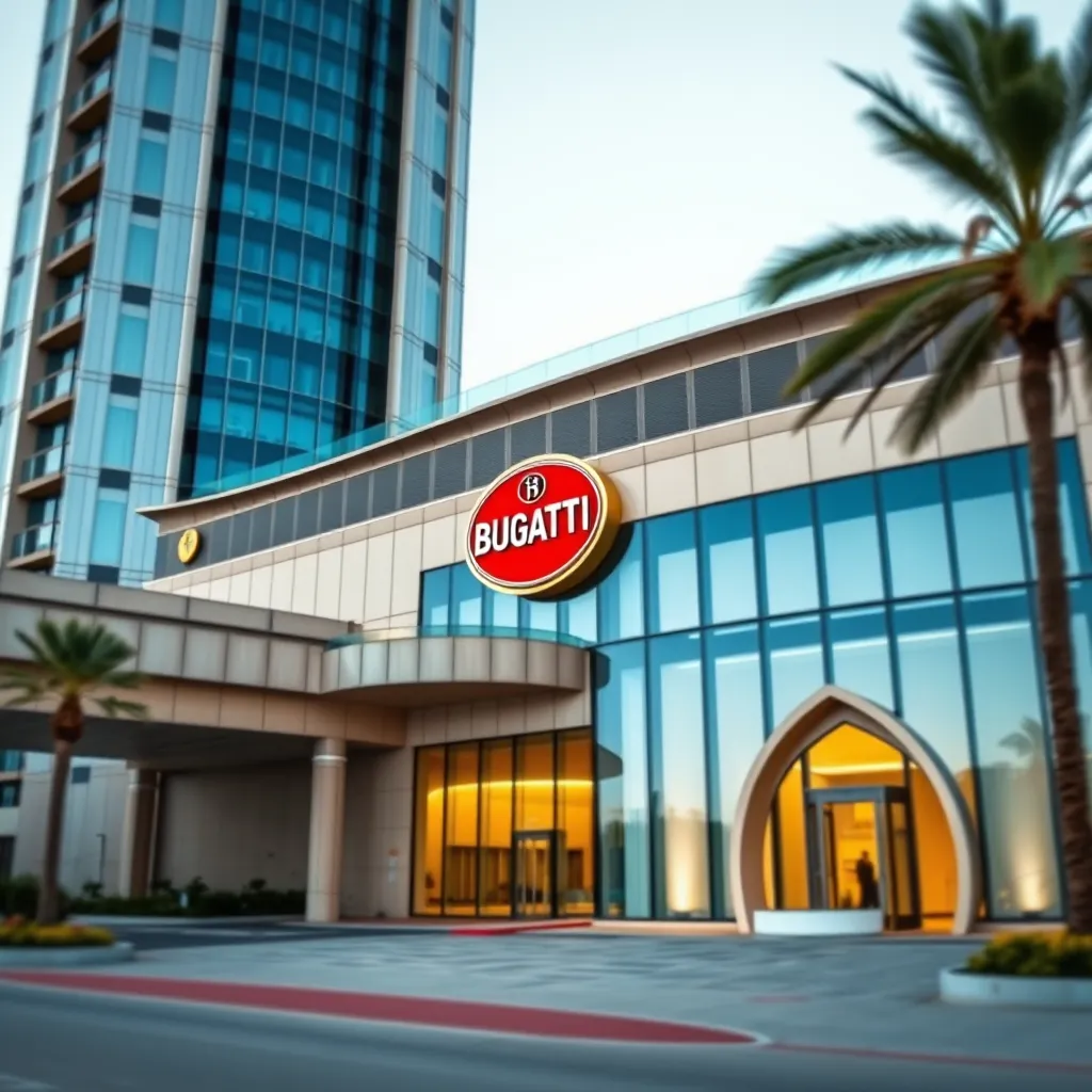 Exploring the Bugatti Architectural Gem in Dubai
